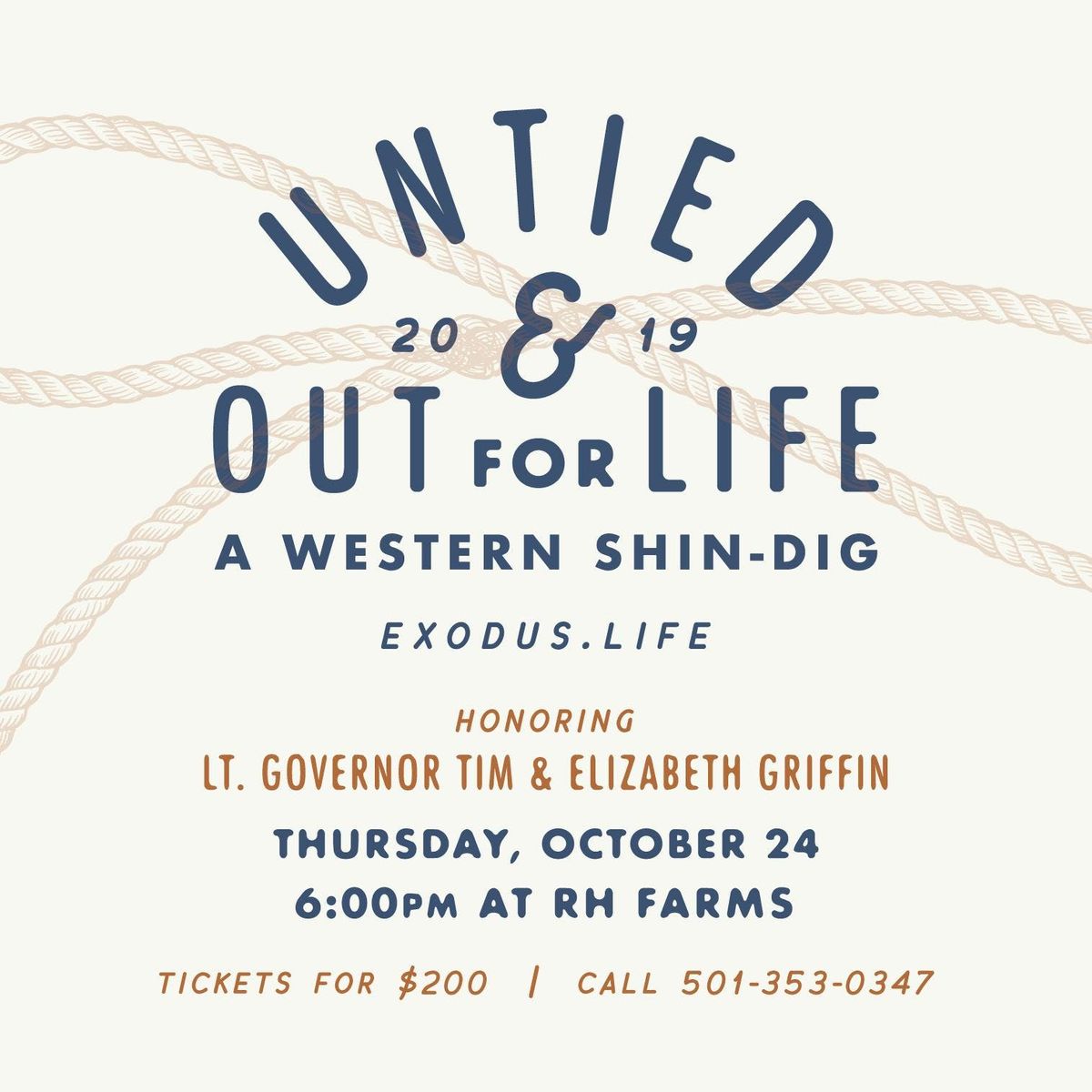 UNTIED and OUT FOR LIFE Western Shin-Dig, 24311 Kanis Rd, Little Rock ...