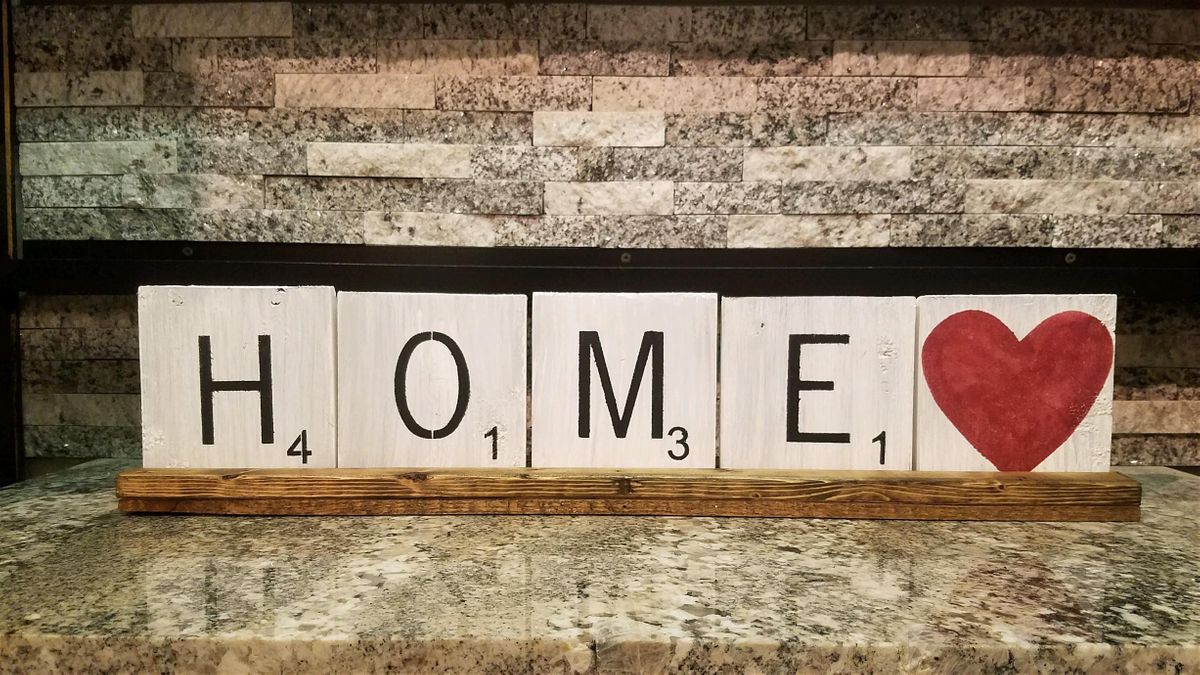 Scrabble Wall Art Tiles Stone & Pallet™ Schererville - Eco-friendly ...